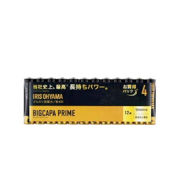 長寿命・大容量タイプのアルカリ乾電池です。保存可能期間10年です。単4形 12P LR03BP／12P電池・アルカリ電池・単四・長持ち・12個パック・大容量