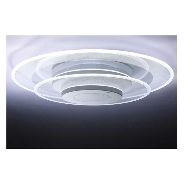 ２連パネルならではの存在感で、インテリア性のあるデザインのLEDシーリングライトです。導光板によりLEDの光が均一に届き、LED特有のまぶしさがなく目に優しい光を実現しました。リモコン操作で、調光10段階＋調色11段階の切り替えができ、お好...