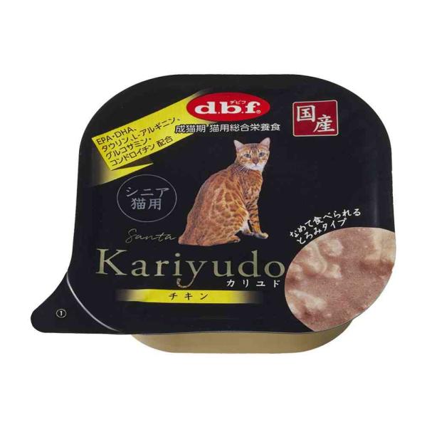 肉本来の味を感じられるようチキンをカットし、なめて食べられるとろみタイプに仕上げました。高齢期の健康に配慮して、グルコサミン・コンドロイチンを配合しています。