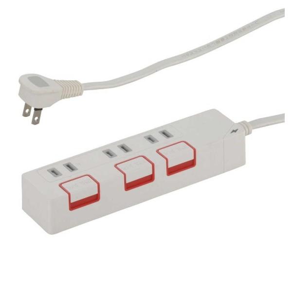 ●電源コンセントから侵入する誘導雷（雷サージ）電圧の制限に効果があります。●押しボタン式省エネスイッチでさらに節電できます。●シャッター付きコンセントで、ホコリによる火災やいたずらによる感電を防ぎます。●丈夫な二重被ふくコード●絶縁カバー付...