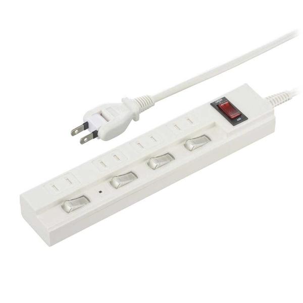 ● 精密機器を雷から守る雷ガードつき電源タップ・ 雷軽減素子内蔵で落雷時のダメージを軽減● 一括集中スイッチ兼用過電流防止ブレーカー付き・ 容量オーバーによる過電流を感知するとブレーカーが作動・ 通電状態が一目でわかり、一括入／切で待機電力...