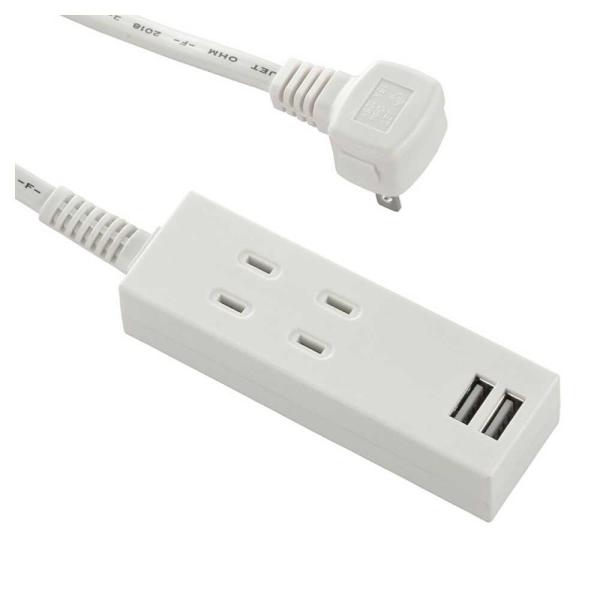 ● スマホ2台を同時充電できる、USBポート付安全タップ● 安心の急速充電● 熱に強いPBT樹脂使用、発熱を抑えるモジュール設計で耐熱性アップ● USB過電流保護機能で安全設計● 燃えにくいコンセント周り● トラッキング火災防止プラグ
