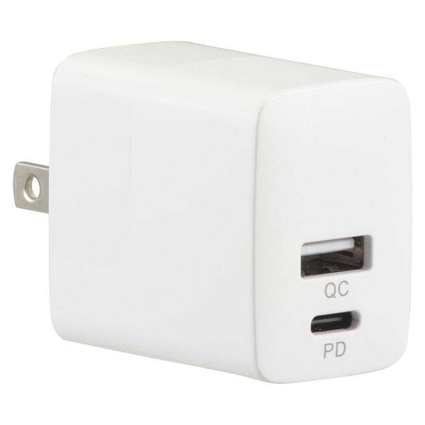 ● お手持ちのUSBケーブルで、コンセントからiPhone／スマートフォンの充電が2台同時にできる、USB2ポート搭載のAC電源アダプター● USB Type-CポートはUSB Power Delivery（USB PD）の急速充電規格に対...