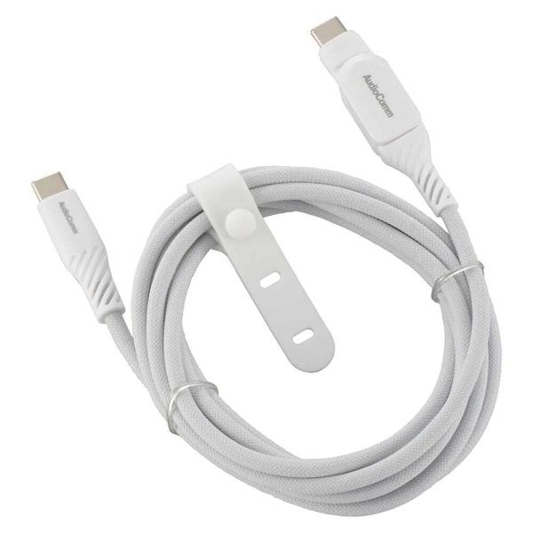 ● スマートフォンの横持ちに便利な、片側スイング式（180°回転）● ケーブル表面処理に、さわり心地の良いナイロンメッシュ素材を採用● 「断線」や「屈曲」に強い素材を使用、当社従来品より約3倍の耐久性を実現● 最大100W（20V／5A）の...