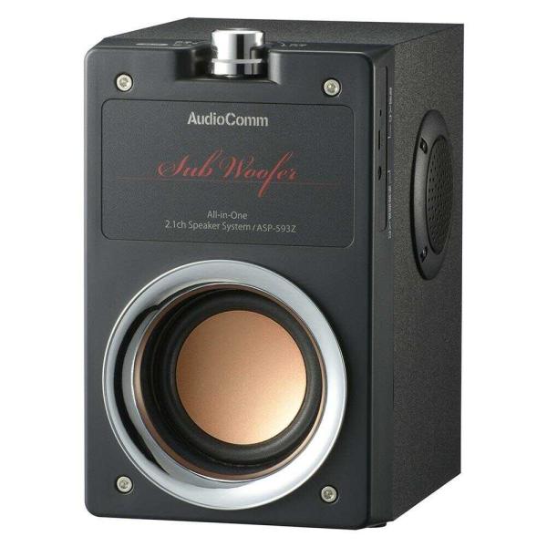 ● 最大総合出力11W、重低音再生、これ一台で迫力サウンドにパワーアップ● 左右スピーカー&amp;サブウーファーの3スピーカー搭載● テレビ、パソコンなどのイヤホンジャックに付属のコードで接続するだけ● 音声入力φ3.5mmステレオミニジ...