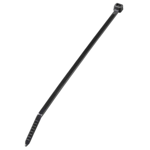 ● 電線の結束、配線のまとめなどに便利です● 屋内外で使用できる耐候仕様です● ループ引張強度：178N／18.2kgf● 使用温度範囲：-40℃〜85℃● 難燃性（主原料）：UL94V-2● RoHS適合品