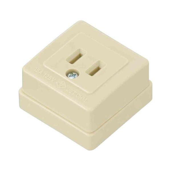 ● スイッチの増設に● 露出配線用● 上面からプラグを差し込みます● 15A-125V● 1500ワットまで