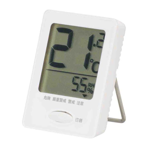 ● 温度が大きく表示されて見やすい● インフルエンザ・熱中症注意機能付き● 冷暖房の温度調整による節電や、熱中症・風邪対策の健康管理に役立ちます● 4段階で熱中症予防指針を表示します日本生気象学会「日常生活における熱中症予防指針」Ver.4...