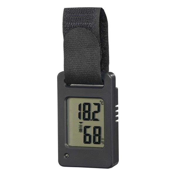 ● 熱中症予防指針を4段階（危険／厳重警戒／警戒／注意）で表示● 「危険」「厳重警戒」になると赤ランプ点滅でお知らせ● バンド、動作確認用テスト電池付き● ベビーカーに、ガーデニングに、ハイキングに