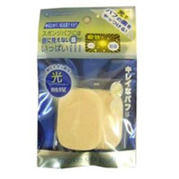 ●光触媒によりパフに付着する細菌を分解する、2ウェイファンデーション用のパフ(スポンジ)です。パフに含まれている酸化チタンが、光に当たることにより有機物質分解性を持つ活性酸素を発生。●パフに付いた細菌やニオイにはたらきかけ、清潔に保ちます。