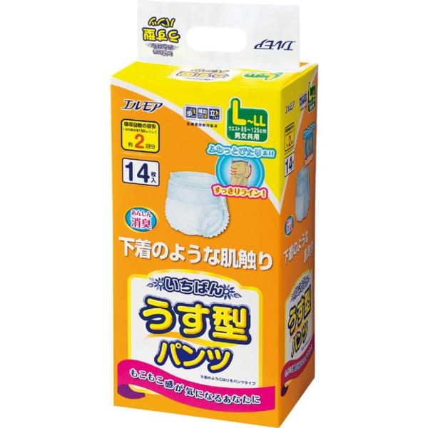 クロスライク全面通気性シートでムレ防止。うすくてもしっかり吸収。やわらか素材でお肌にやさしくフィット。安心の消臭効果。