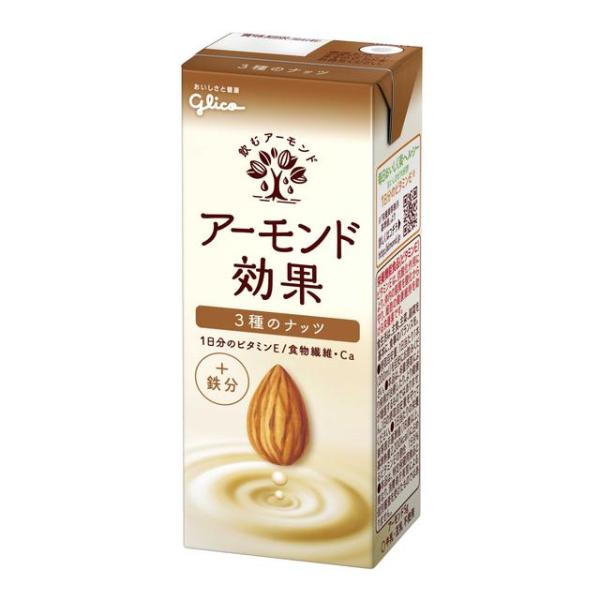 アーモンドミルクは、牛乳・豆乳ではなく、アーモンドから作ったこれからのミルクです。（アーモンド5g）1日分のビタミンE（※）とたっぷりの食物繊維・カルシウムをこれ１本で摂っていただけます。※「栄養素等表示基準値」より3種のナッツ（アーモンド...