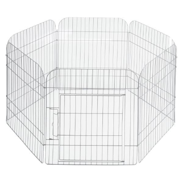 部屋のスペースに合わせて形状自由自在。うさぎ用の簡単組み立てサークル。