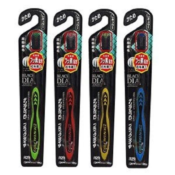 歯磨きの質を高める。フッ素配合ダイヤ毛＋黒の特殊毛【注意】歯ブラシの色は選ぶことができません。予めご了承ください。