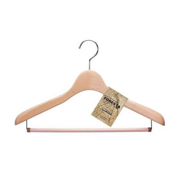 フック部分は360℃回転し、簡単に向きを変えられます。スラックスが掛けやすくズレ落ちにくいラバー加工が施されたストップバーです。