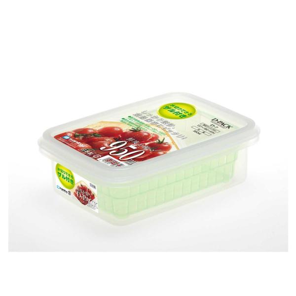 ザル付で洗った食材をそのまま保存できます。フタをはずせば電子レンジ使用可能。耐熱温度：本体、ザル／−20℃〜120℃　フタ／−30℃〜70℃メーカー品番：D−7Dパック,保存,ザル