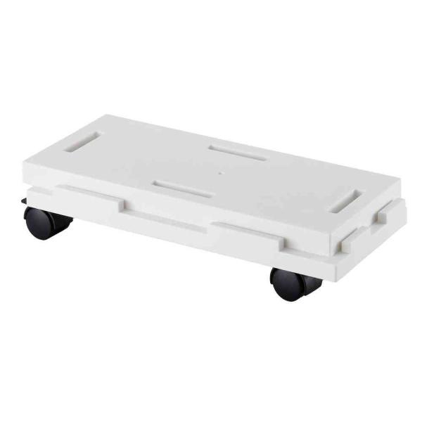 キッチンやリビング、クリーゼットやベッド下など使い方はいろいろ。キャスター付きで簡単に動かせるのでお掃除のときも便利。350ml缶のケースサイズ。縦にも横にも連結できます。ストッパー付きキャスターで固定して使えます。（4個中2個がストッパー付き）