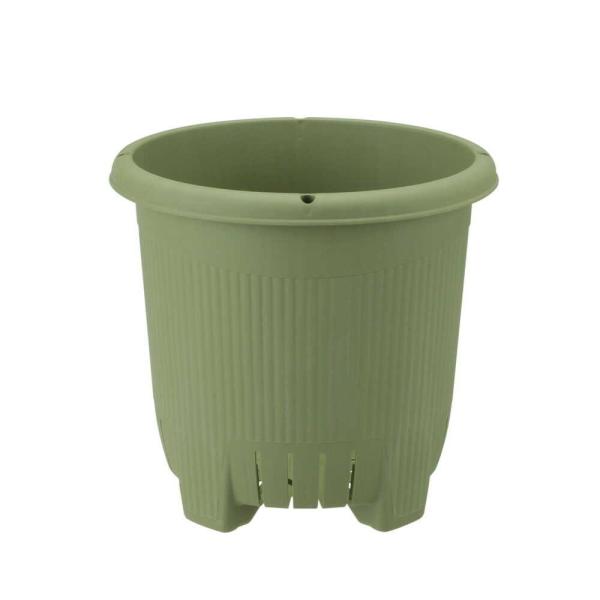 果菜を上手に育てる機能が充実。1ポット植え用の丸型タイプ。狭いスペースでも気軽に栽培が楽しめます。