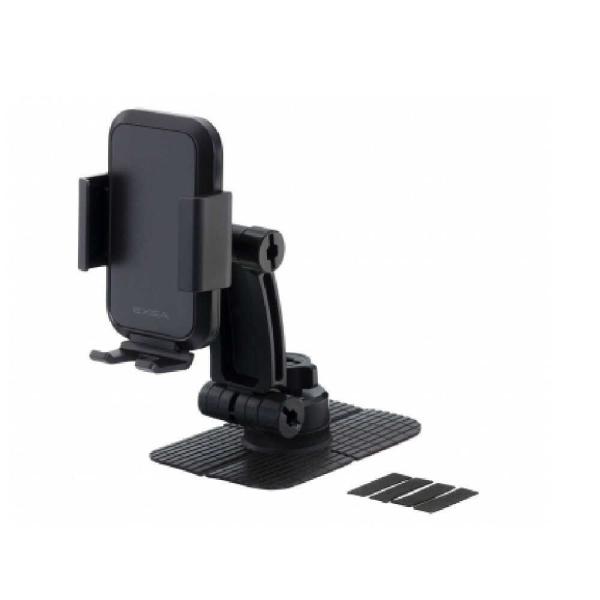 ●ダッシュボード等の曲面へ貼付けられるスマホホルダーです。●貼付けベースはやわらか素材でしっかりと取付ける事が可能です。●取付け後も水平方向に360°向きを変更できる回転機構付き。（ロック機構搭載）●ローポジション取付けに対応したカーブアー...