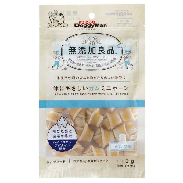 ●牛皮を使わず、植物原料がベースの生地にビタミンやミネラルをバランスよく配合。●チキンの旨みとミルクの味わいをプラス。●歯の健康を維持するハイドロキシアパタイト入り。●大切な家族だから気になる添加物は使わない、加えない。それがドギーマンの無...