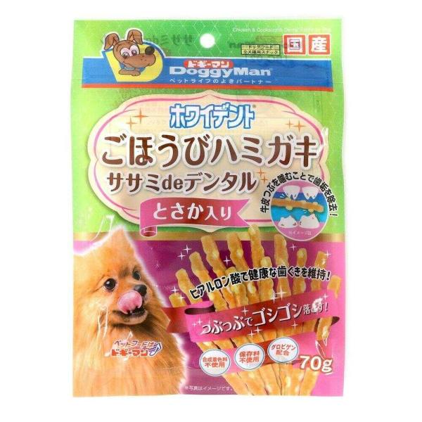 ●噛むことで牛皮つぶが歯垢をかき取る。●ワンちゃんの歯周の健康維持をサポートするグロビゲン配合。●ヒアルロン酸を含むとさか入り。●保存料、合成着色料、発色剤、酸化防止剤不使用。●歯磨き習慣を提案するホワイデントシリーズです。●2ヶ月未満の幼...