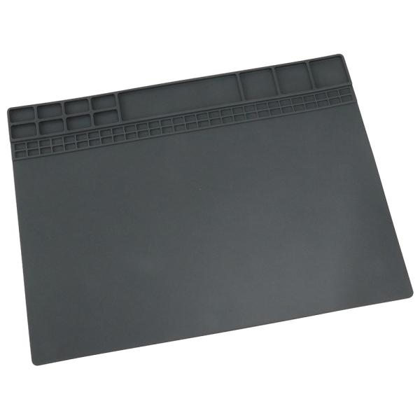 小さな部品の分類・管理に便利な卓上作業用のシリコーンマットです。小さな部品の分類・管理など。小さなパーツや細かい作業に使い勝手の良い作業用マットです。4つのサイズの仕切分けができる作業用マットになっているので、効率的に小さな部品の分類・管理...