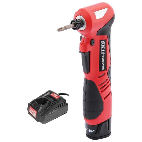 機械整備、日曜大工に便利な90度角度でネジ締めができるインパクトドライバーです。各種ボルト、ナット、ネジ締め付けゆるめ作業、木工穴あけ作業。小型で、軽量(1.0kg)です。94mmのコンパクトヘッド部を採用しています。高性能、高耐久の10....