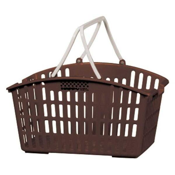 取っ手付で持ち運びにも便利な小物収納バスケット