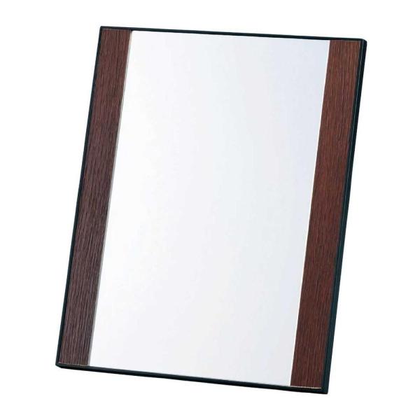 ●場所を選ばないナチュラル＆シックなスタンドミラー●自然素材の家具やインテリアと相性の良い木目調のスタンドミラーです。●落ち着いた雰囲気が、リビング、和室、書斎など様々なお部屋を味わい深く引き立てます。●フック穴付なので壁掛けにも対応!鏡,...