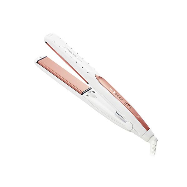 ●スピード加熱25秒（200°C設定、100度到達時）200°Cの高温タイプ　●５段階温度調節（約１２０°C〜２００°C）　●プレートロック＆自動電源OFF約60分　●WET&amp;DRY機能。余分な水分を穴から蒸発させるため、濡れた髪で...