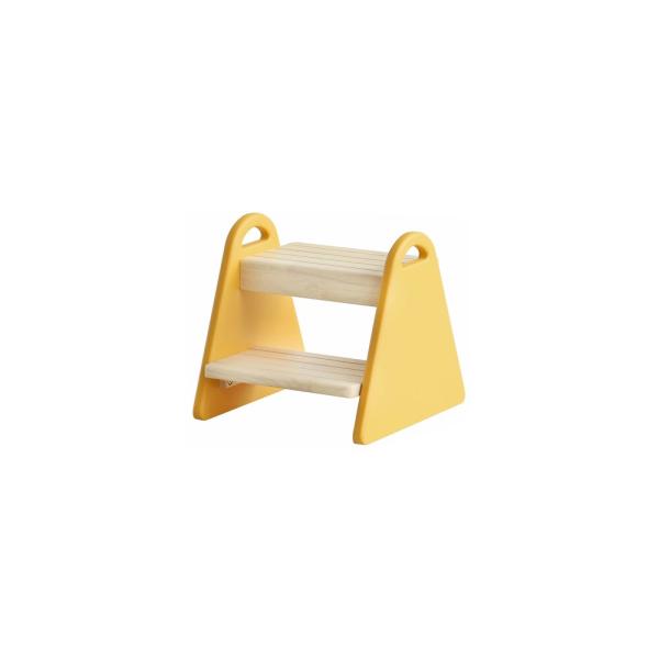 お子さまが毎日使うものだからこそ、安心してお使いいただけるよう丁寧に設計・製造しています。角を丸く仕上げたやさしいフォルム、安定感のある構造、丁寧な仕上げ。三角の形は、見た目の可愛さだけでなく安定感も生み出しています。踏み板の前の方に足をか...