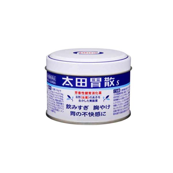 太田胃散Sは、自然由来の健胃生薬に制酸剤と消化酵素をバランスよく配合した、粉末タイプ（散剤）の胃腸薬です。●7種の健胃生薬の良さを生かす生薬特有の芳香味と効きめを生かすようにしております。弱った胃を元気にし、飲みすぎや胃もたれなどの胃の不快...