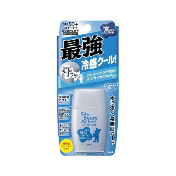 真夏の強烈紫外線を徹底ガード。紫外線A波・B波をしっかりブロック。さまざまなアクティブシーンの強いミカタです。ミョウバン（肌ひきしめ成分）、皮脂吸着パウダー（テカリ防止成分）、緑茶エキス（うるおい成分）配合。水に触れたり汗をかいてもUV効果...