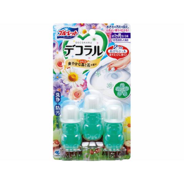 水ぎわの汚れを抑え、心地よい香りが広がる！●便器表面に花びらジェルをデコって（貼り付けて）おくだけで、心地よい香りが広がり、水ぎわのきれいを保ちます。●洗浄成分の働きでしっかり洗浄。汚れ付着防止効果できれいを保ちます。※使用環境・汚れの程度...