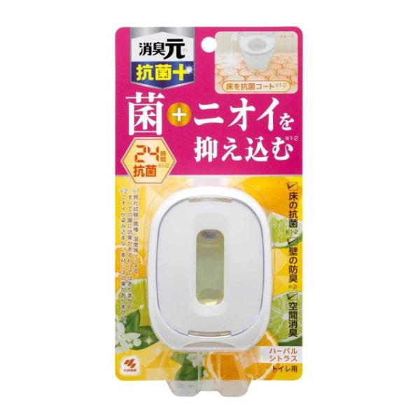 ●3つの効果で菌とニオイを抑え込む。●抗菌成分が蓄積し床を抗菌コート。菌の増殖を抑えます。（弊社試験（菌種・温度等）による。すべての菌に効果があるわけではありません。）●消臭成分が壁に留まり防臭コート。壁の染み付き臭を抑えます。●トイレに広...