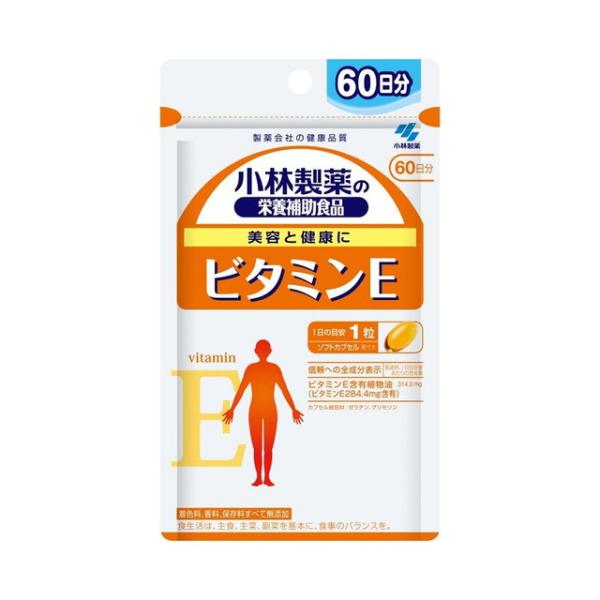 ●美容と健康に ●ビタミンＥ含有植物油314mg（ビタミンＥ284.4mg含有） ●1日の目安：1粒ビタミン ミネラル類