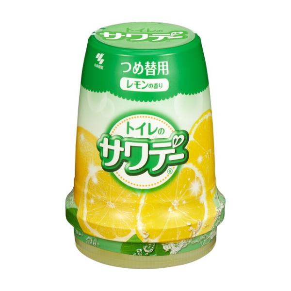 ●レモンの香りがトイレ空間に心地よく薫ります。●今までのサワデー容器にも使えます。