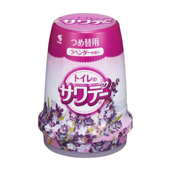 ●ラベンダーの香りがトイレ空間に心地よく薫ります。●今までのサワデー容器にも使えます。