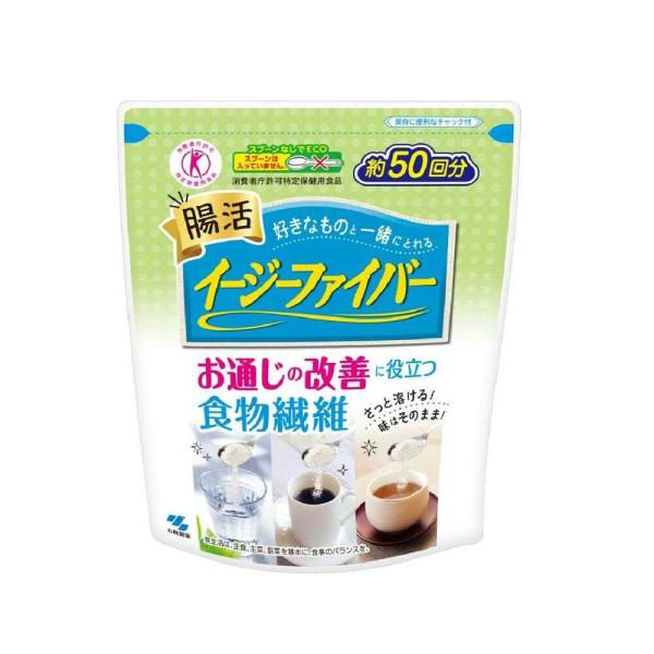 ●とうもろこし由来の水溶性食物繊維●お通じ改善に役立つ食物繊維が手軽に摂れる●特定保健用食品●普段の食事や飲み物など、好きなものと一緒に摂れる●あついものでも成分そのまま●冷たいものでもさっと溶ける●味を変えない●１日5.2g（大さじ1杯弱...