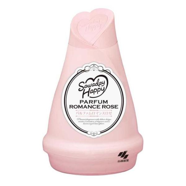 ●かわいいデザインと容器形状の「Sawaday Happy」●今までにない香りを、楽しい気分で使えるお部屋用芳香剤。●華やかな花の香りに、フルーティーな甘さを加えたピンクフルーティーフローラル調の香りです。