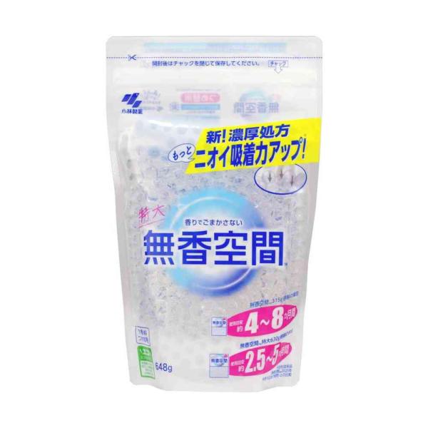 ●「無香空間（TM）」は、香りを一切使用していない無香タイプの消臭剤です ●各種の消臭作用を持つアミノ酸系消臭成分を配合 ●透明ビーズが様々な気になるニオイを効果的に消臭します ●ニオイの発生源のできるだけ近くでよどんだニオイを感じるところ...