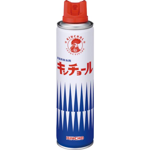 殺虫スプレーの定番、ハエ・蚊退治にキンチョール。ハエや蚊はもちろん、ゴキブリ、マダニなど色々な虫を駆除します。手の小さな方でも持ちやすいサイズの缶です。