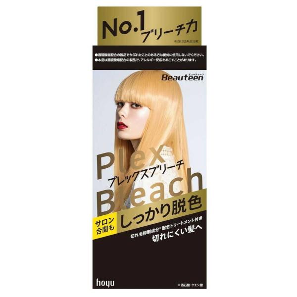 【内容量】1剤 36g + 2剤 72ml + プレックストリートメント 10g + アフターカラー美容液 5ml●No.1ブリーチ力（※当社従来品比較）　●サロン発信！プレックステクノロジー採用！しっかり脱色。なめらかな指通り（トリートメ...