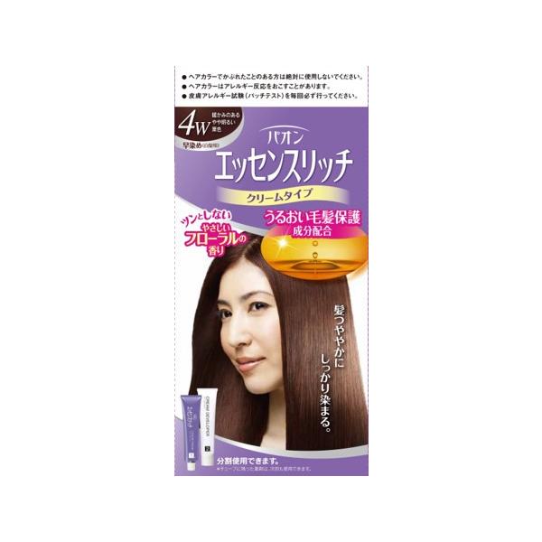 植物由来のうるおい毛髪保護成分配合※（※杏由来のパーシック油、大豆たんぱく水解物）。やさしいフローラルの香り。ツンとしたイヤなにおいがありません。部分染めにも便利なクリームタイプ。