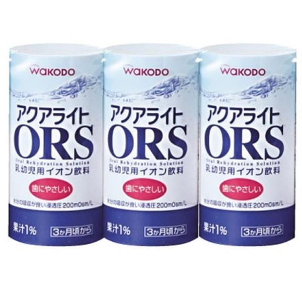 消費者庁許可個別評価型病者用食品ウイルス性の感染性胃腸炎による下痢・嘔吐・発熱などで失われた水分・電解質補給に適しています。本品は体液よりも低い浸透圧に調整し、電解質・糖質を配合した乳幼児用の経口補水液です。お子さまが飲みやすいりんご風味です。