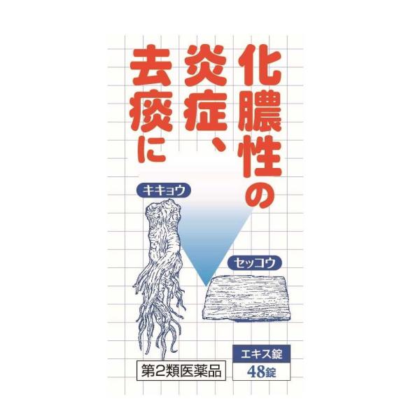 【化膿性の炎症、去痰に】桔梗石膏エキス錠「コタロー」桔梗は、古くからその根が漢方の要薬として知られ、鎮咳（せき止め）・去痰（タンを除く）・排膿（ウミを出す）の働きがあるといわれています。また、石膏も消炎（炎症をとる）・解熱（熱を下げる）など...