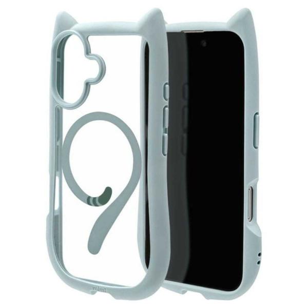 本製品はMagSafeアクセサリをケースの上から固定できる、かわいい猫耳つきハイブリッド背面ケースです。MagSafeアクセサリを固定できるしっぽの形のマグネットリングがついています。背面は傷に強いポリカーボネート素材を採用しています。ケー...