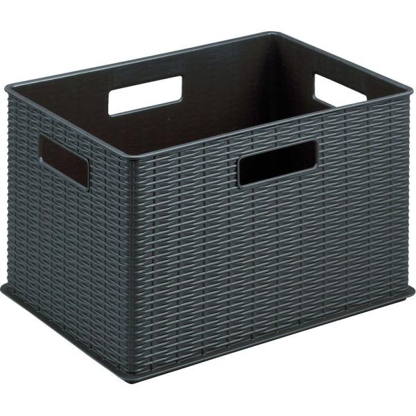 ●ラタン（籐）のバスケットを思わせるデザインで、オフィスや事務所などでの小物収納にぴったりです。●Ａ４ファイルの収納が可能です。●一般的なカラーボックス（棚内寸：約３９０×２７５×２７５ｍｍ）にぴったり収まります。●容量（Ｌ）：２１．６●色...