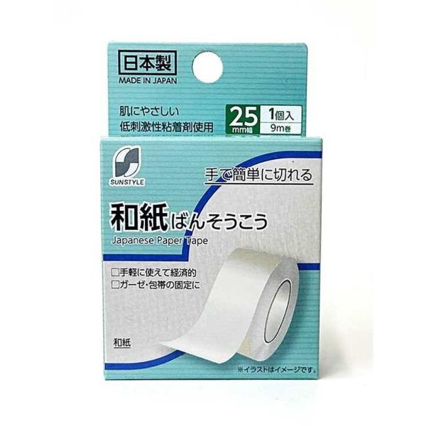 ●肌に刺激の少ない、アクリル系粘着剤を使用しています。●和紙素材であり、手軽に使えて経済的です。●体のどの部位にもぴったりとなじみます。●はさみ不要であり、手で簡単に切れます。