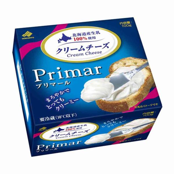 北海道産生乳を使用し、北海道で製造されたクリームチーズ「プリマール」。生クリームを加えた塗るタイプで、くちどけなめらかなやわらかい仕上がりです。丸型カップ入りで、オーバーキャップ付きの衛生的な仕様。食塩を控えめにし、酸味や苦みを抑えることで...